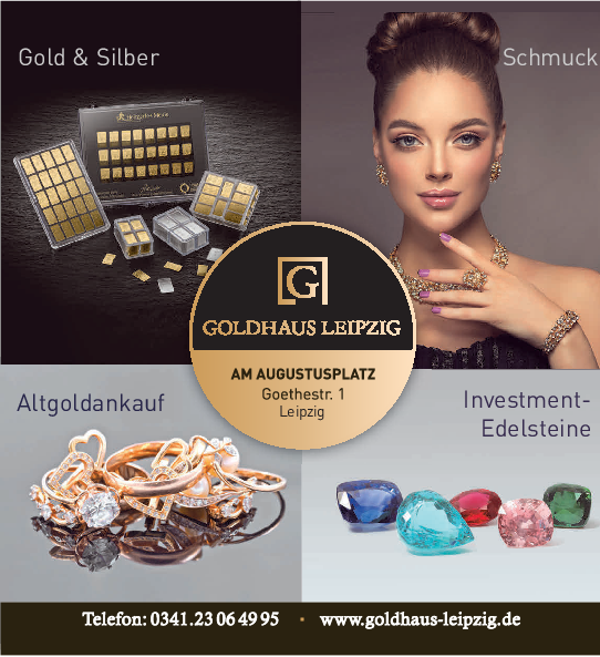 Goldhaus Leipzig:Goldbarren/Goldmünzen als Kapitalanlage - Leipziger Volkszeitung