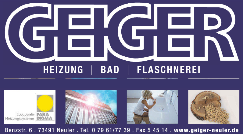 Generationswechsel bei der Firma Geiger - Schwäbischer Verlag