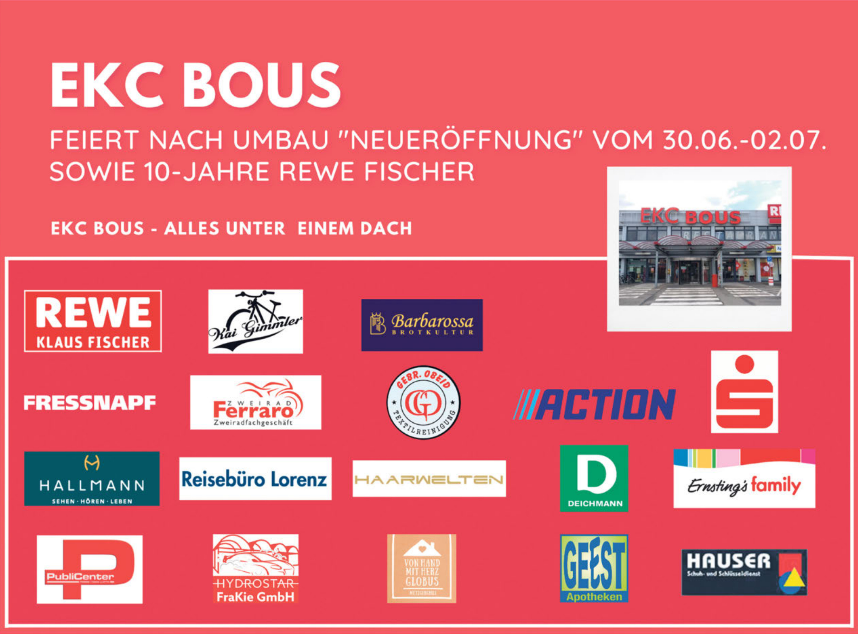 Das neue, größere EKC Bous erwartet Sie