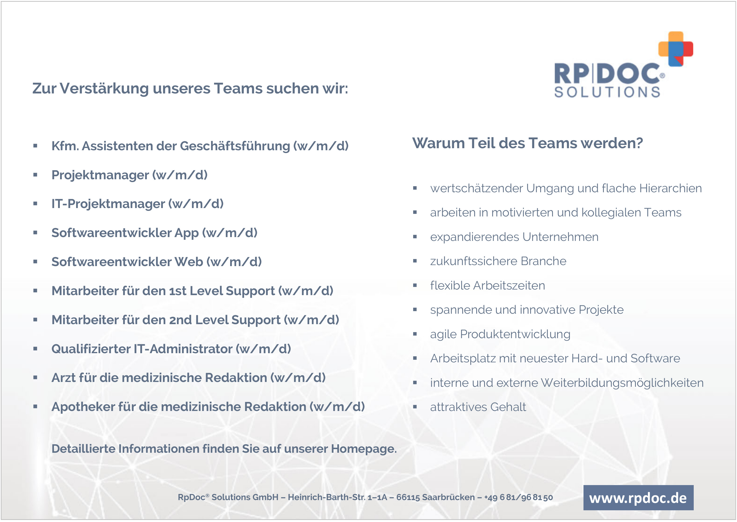 Innovationsführer für eHealth und Arzneimitteltherapiesicherheit