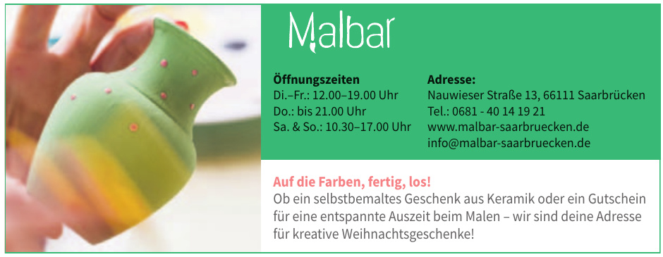 Die virtuelle Malbar ist eröffnet