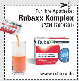Der Nährstoffdrink Rubaxx Komplex trägt zu einer normalen ...