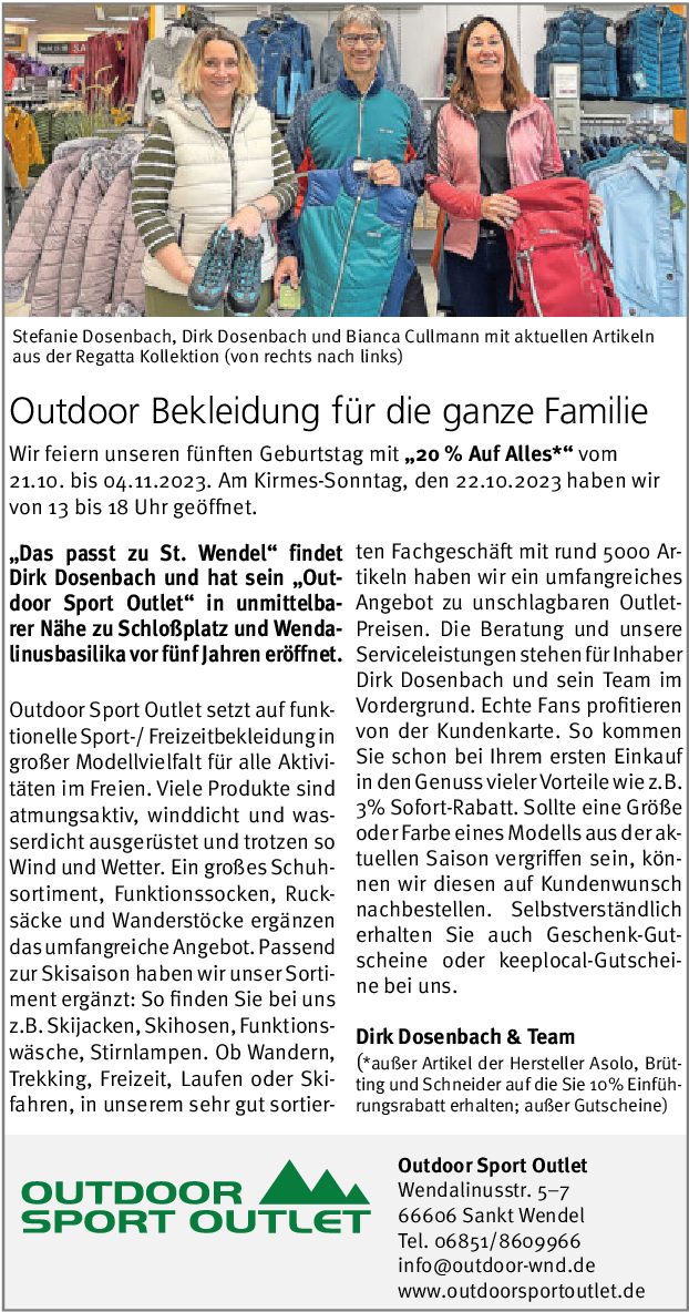 Verkaufsoffener Sonntag St Wendel Welche Geschäfte