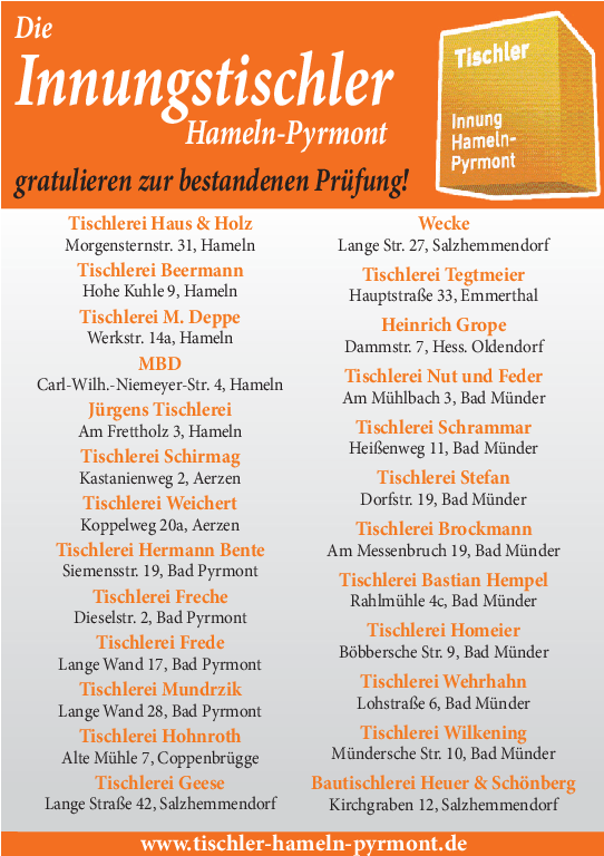 Die frischen Gesellinnen & Gesellen überzeugen durch gute Leistungen ...