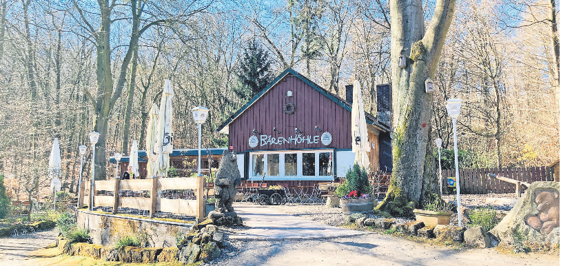 Die Waldwirtschaft Bärenhöhle ist ein beliebter Ausflugsort für ...