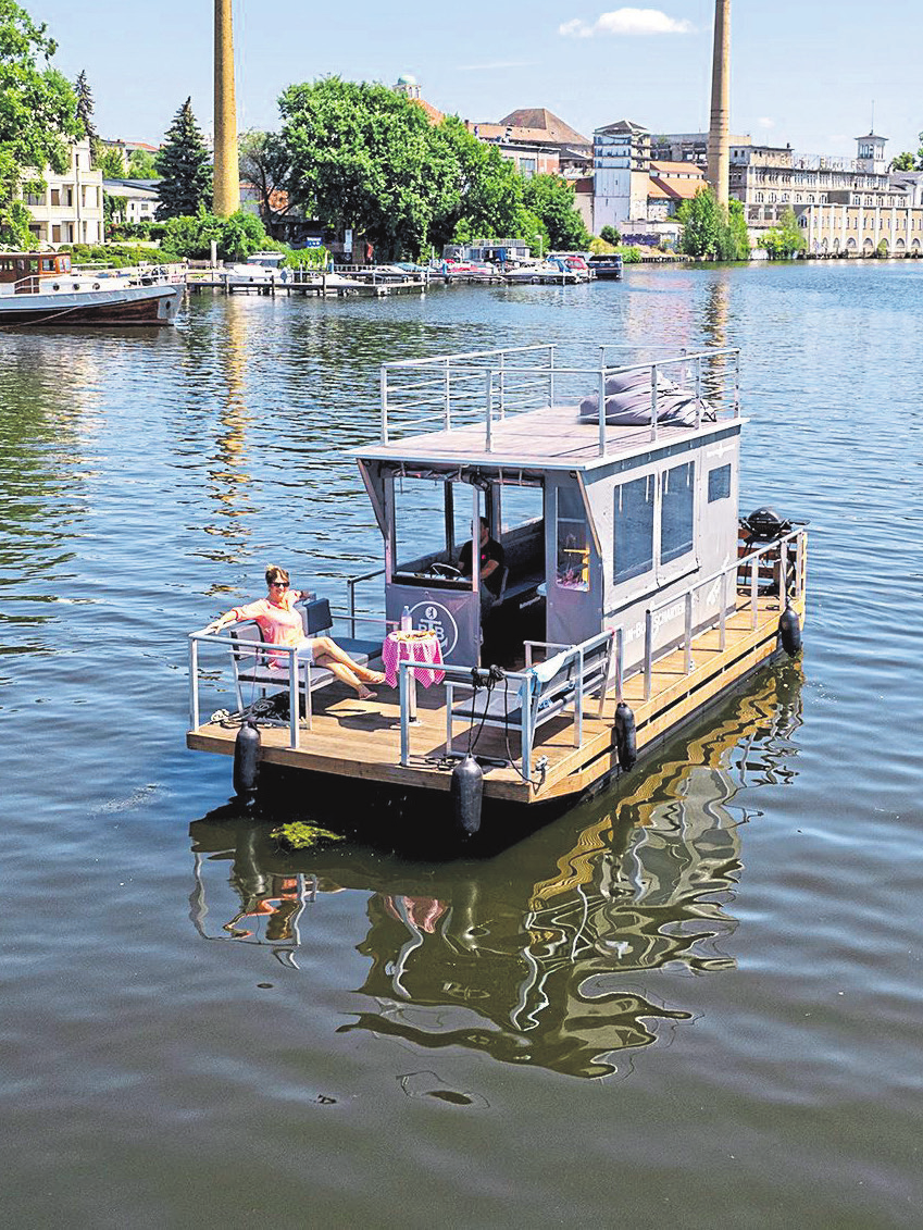 Mit dem den Floß Fluss erobern,... - BILD