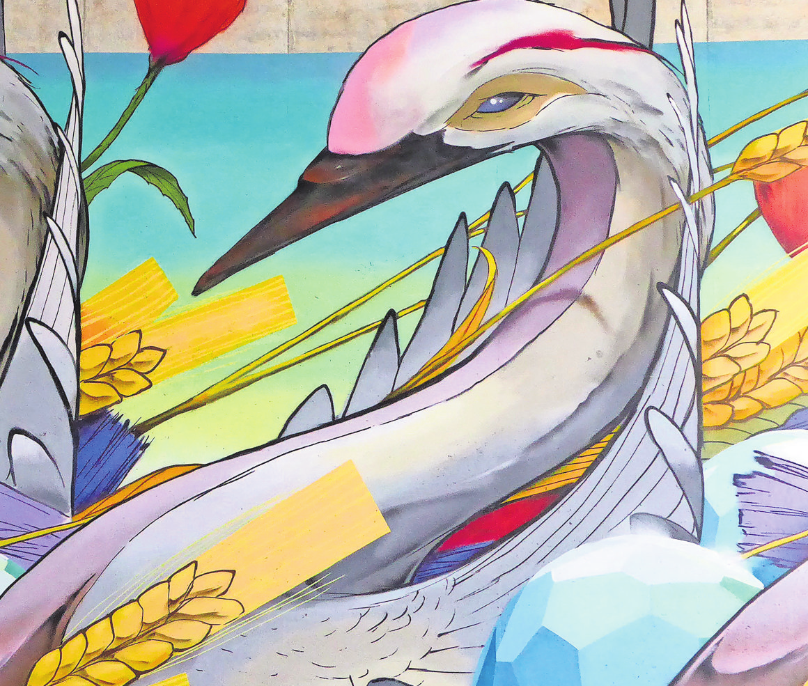 Street-Art von Christoph Ganter alias Jeroo bringt mit floralen ...