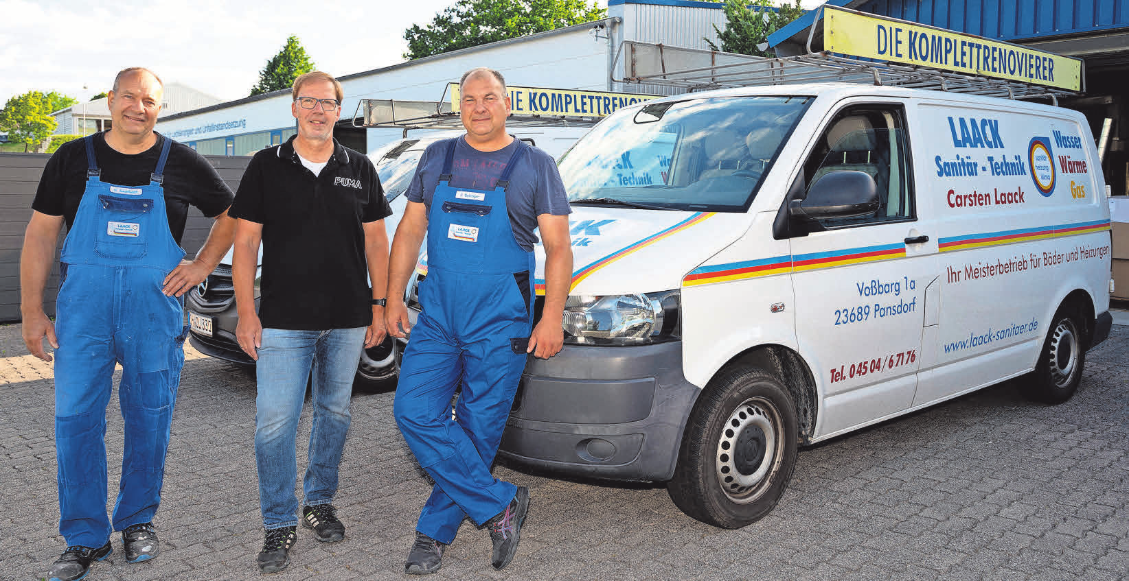 Vom Praktikum zum Meister: Laack Sanitär-Technik Pansdorf - Lübecker ...